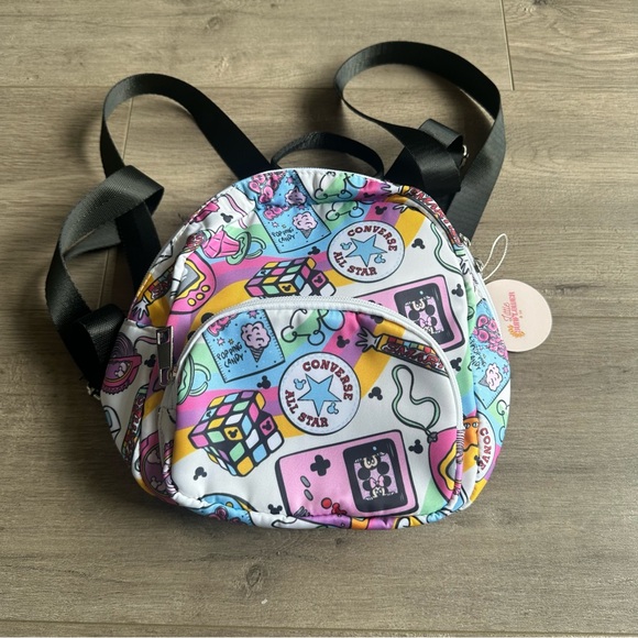 Bags | Nwt Retro Disney Themed Mini Backpack | Poshmark
